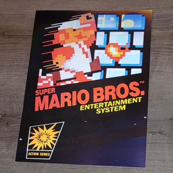 Art | Mario 3d Holographic Lenticular Poster | Poshmark